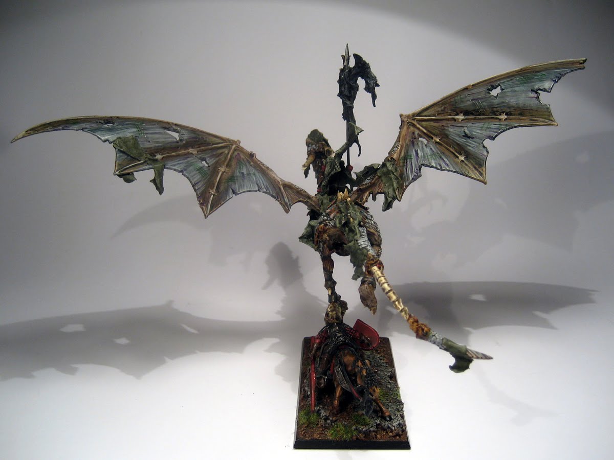 Miniatures Art Team: vampire lord on zombie dragon