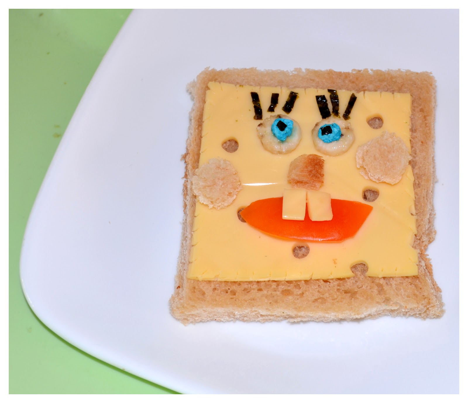 Sponge bob sandwich | Nutritious Recipes for picky eater children