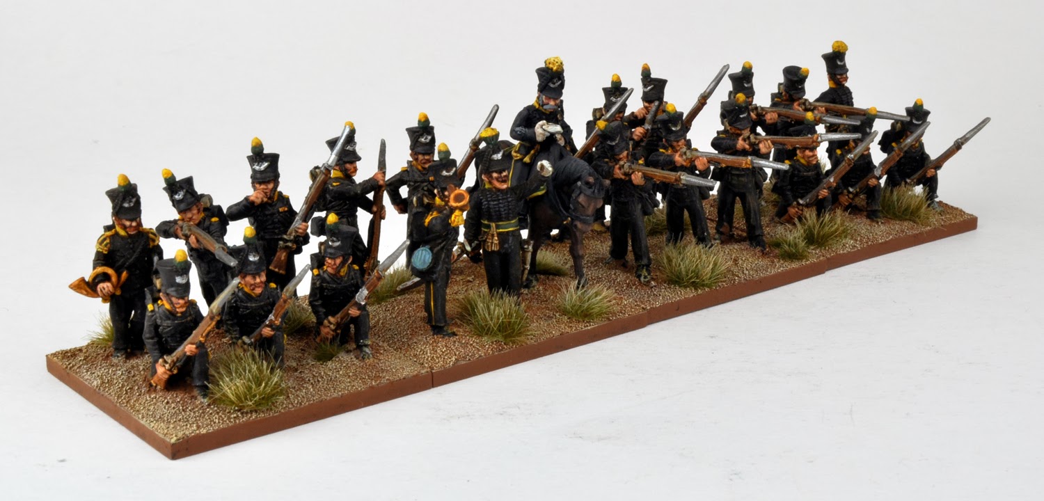 davetaylorminiatures: Black Brunswickers - Light Battalion