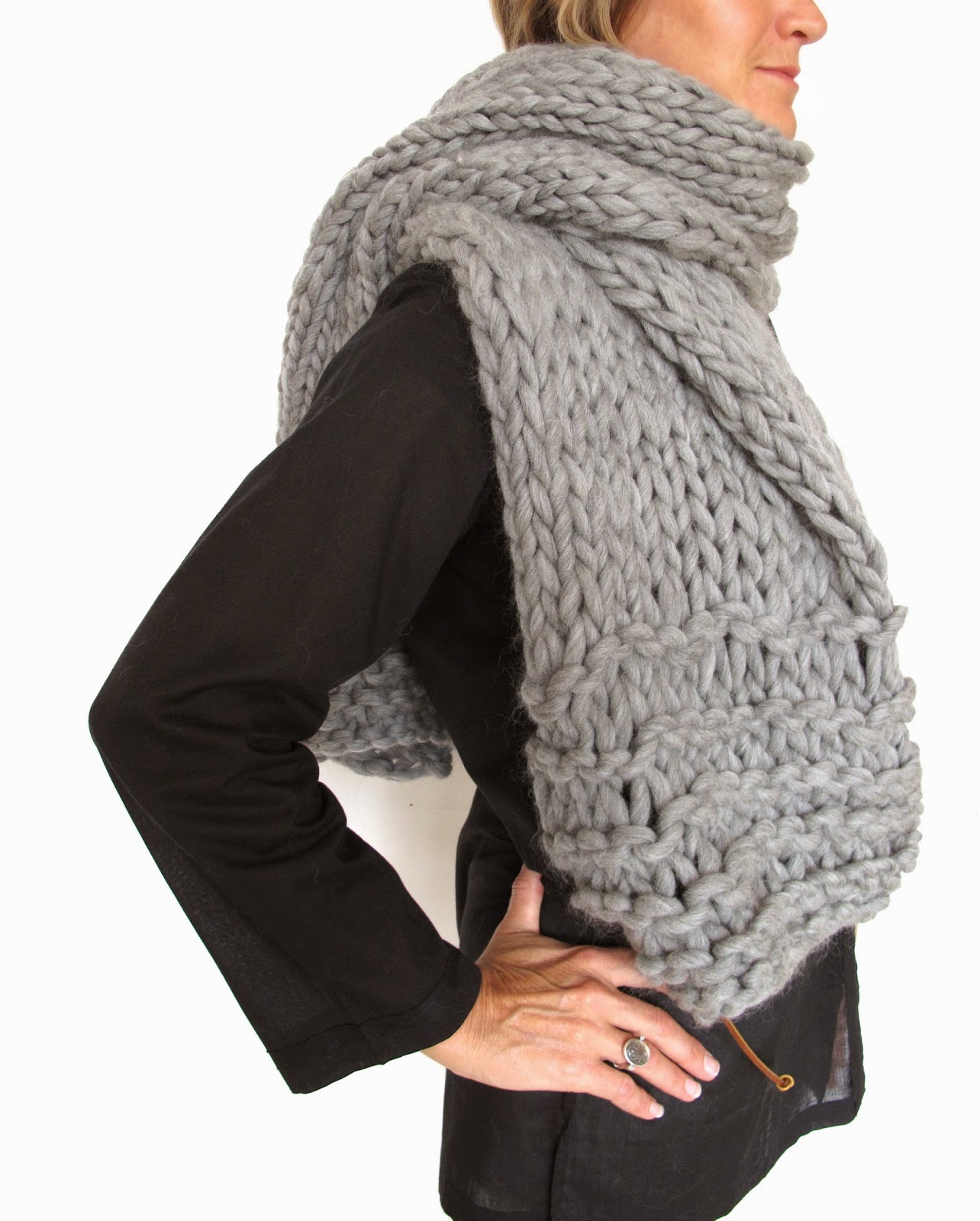 nonchalant mom: Heidi Baron Godoff :: large needle hand-knits