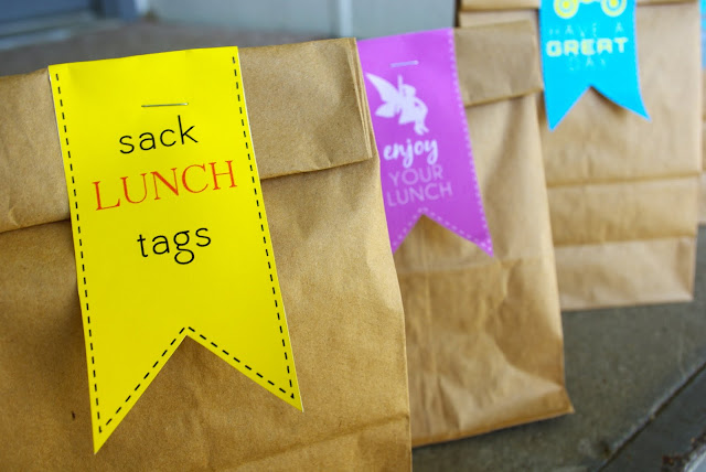 sissyprint: Personalized Sack Lunch Tags