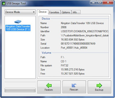 Freeware tools en tricks: USB Image Tool