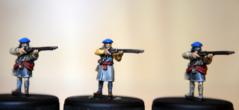 The Inevitable Spark: ECW Royalist Scottish Muskets: WIP No.2