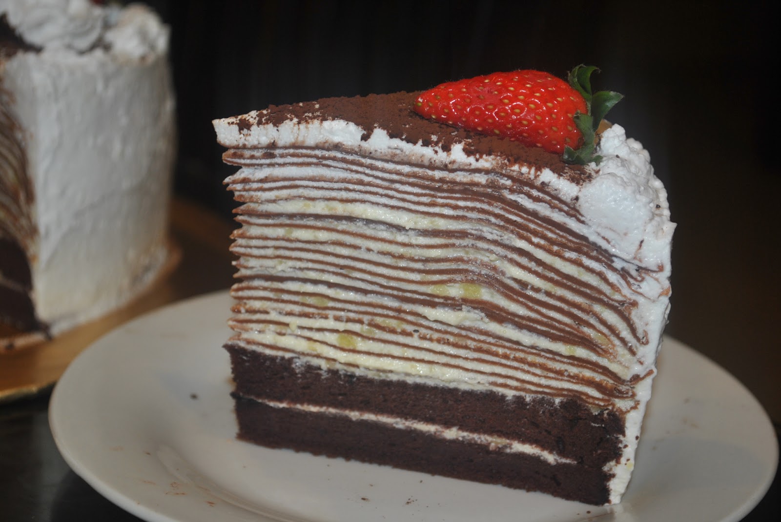 PATYSKITCHEN: VANILLA CHOCOLATE MILLES CREPES CAKE