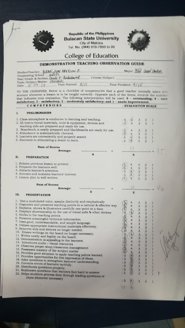 My Final Demonstration Teaching