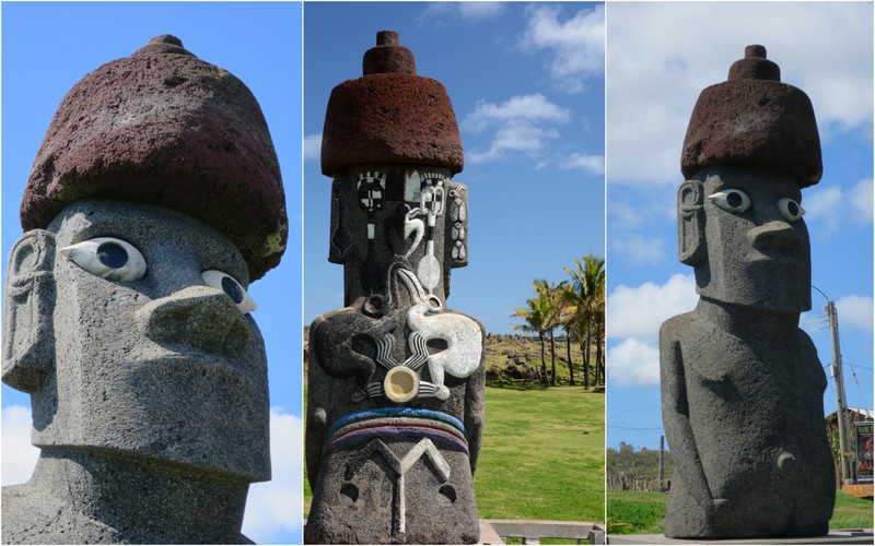 NanOli en vadrouille: Des Moais, toujours des Moais