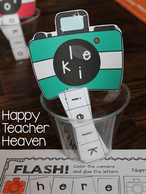 Teaching Blog Round Up: FLASH!! Camera Words system...FREEBIE!