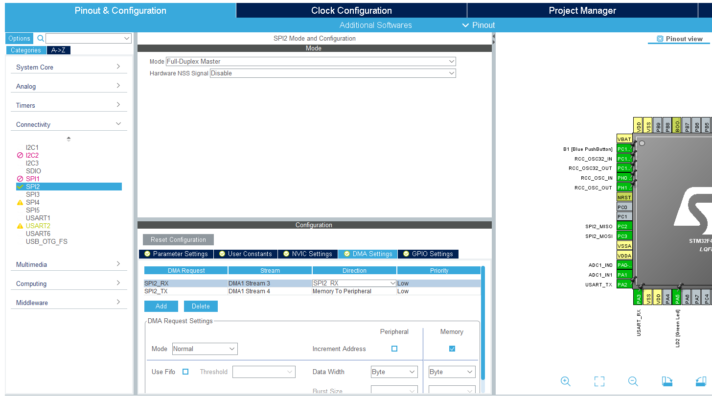 Shts!: STM32F411でDMAを使ってSPI通信する話(MPU9250使用)