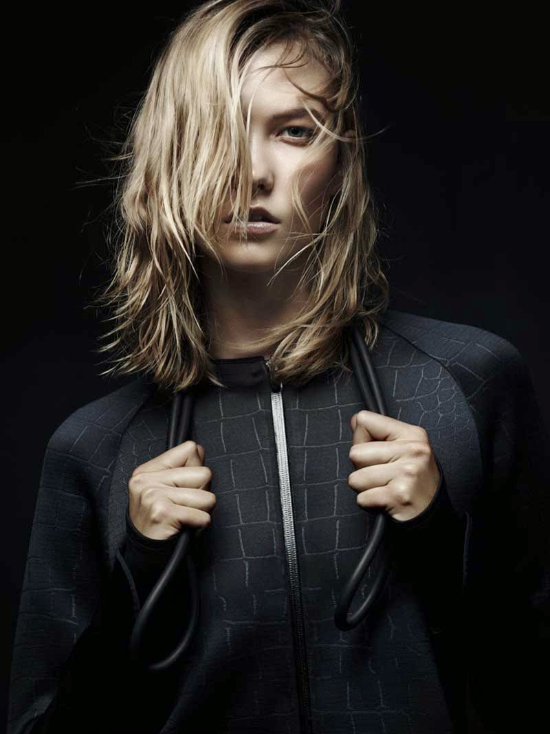 Karlie Kloss poses for the Nike x Pedro Lourenco Fall/Winter 2014