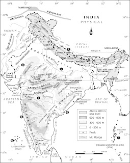 UPSC general studies and current affairs 2015: Physical Features Map of ...
