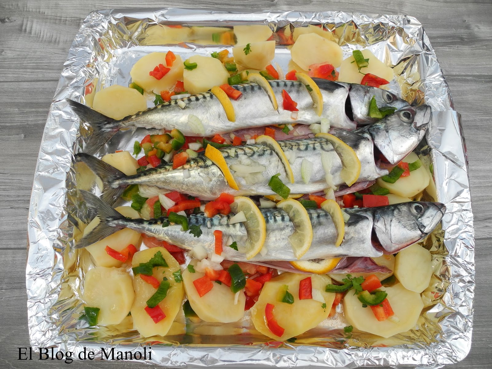El blog de Manoli: Jurel o Verdel al Horno