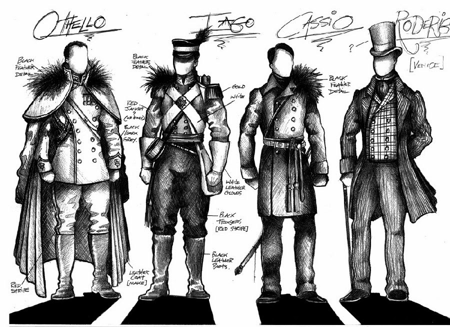 MISS DERMARK'S LITERARY RAMBLES: COSTUMES: CLEVER PRINCESS AND OTHELLO CAST