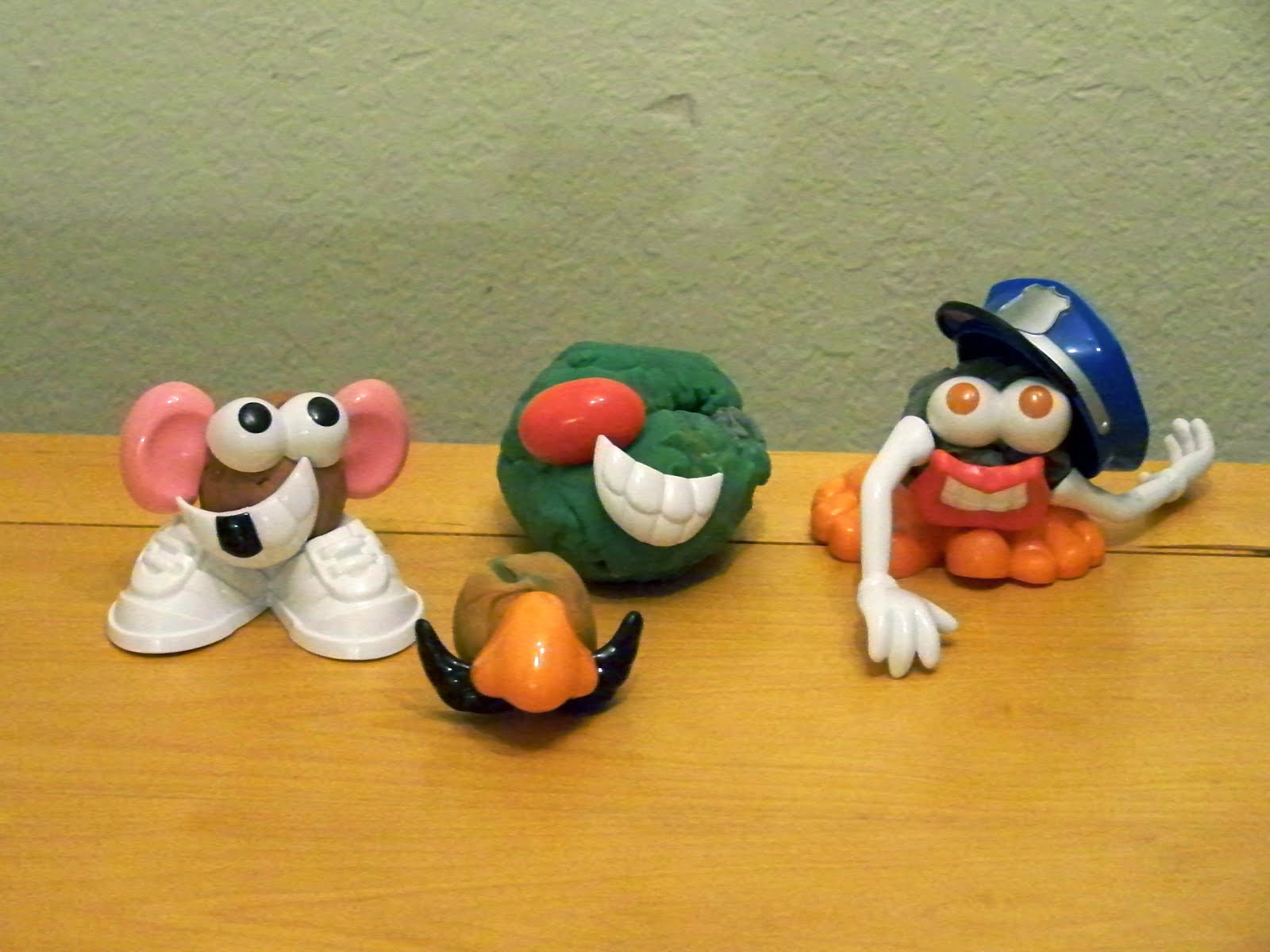 Garcías of the Southern Post: Play dough and Mr. Potato Head Meet