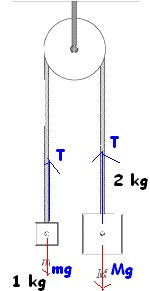 Geliga Training Centre: Solving a pulley system (physics)