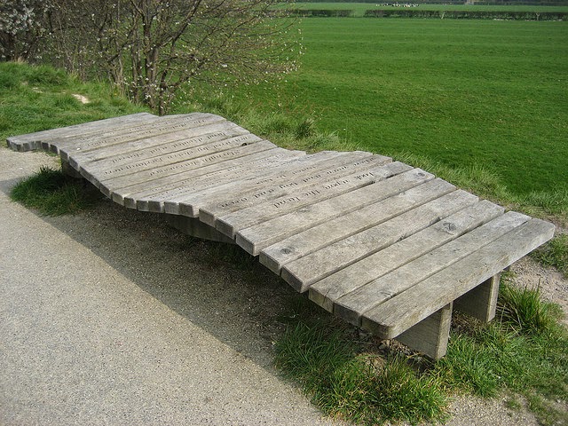 benchsite: Poetry Please? Benches for World Poetry Day