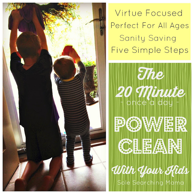 Sole Searching Mama: A 20 Minute, Once a Day Power Clean With Your Kids ...