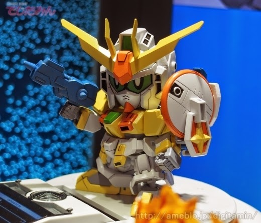 SD Winning Gundam - on Display at Bandai Hobby Division Conference,