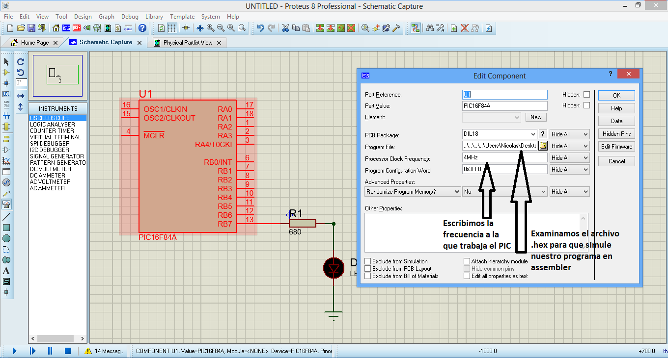 Grupo 5 de Laboratorio II: Primeros pasos en la programación de PIC