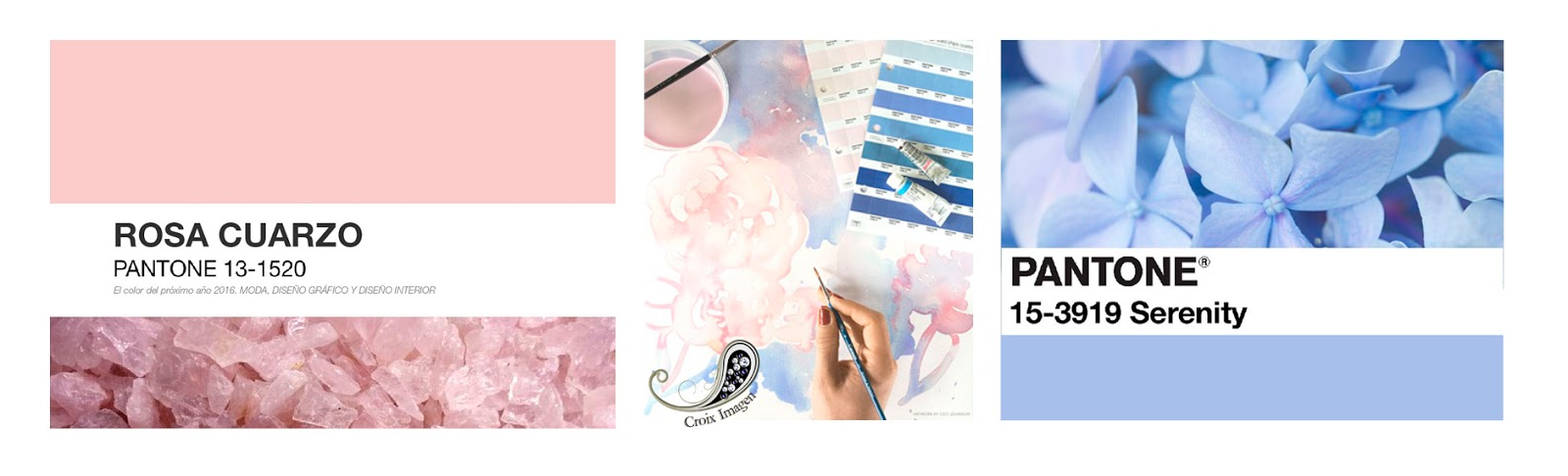 Croix Imagen: Significado y Simbología del AZUL SERENITY y ROSA QUARTZ ...