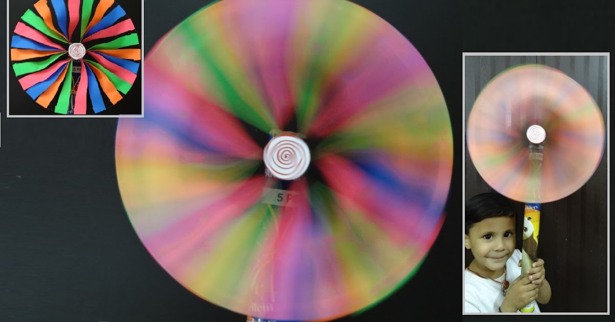Paper Crafts: DIY Spinning Rainbow Pinwheel Toy for Kids