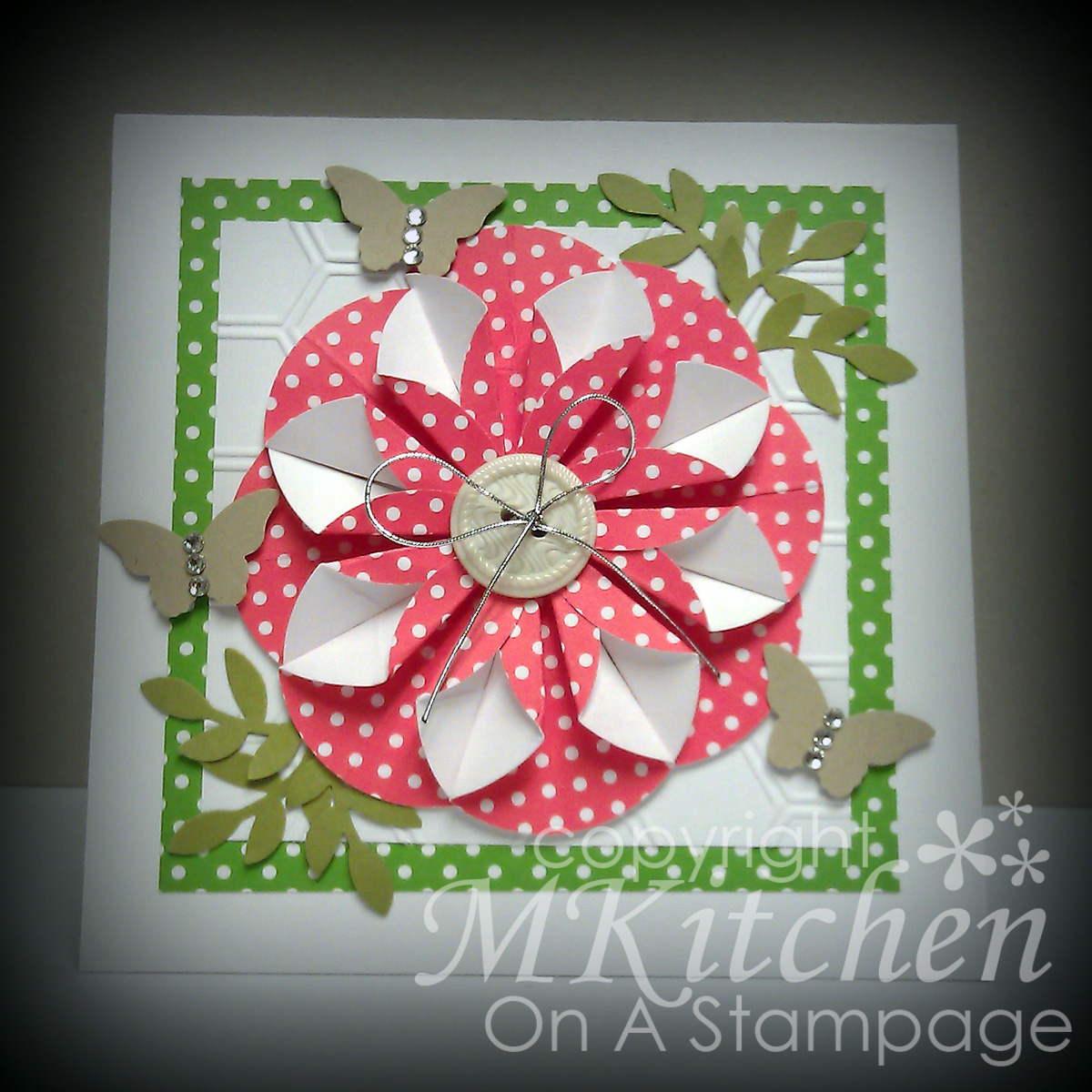 On A Stampage...: Technique Time Tuesday: Dahlia Fold Challenge