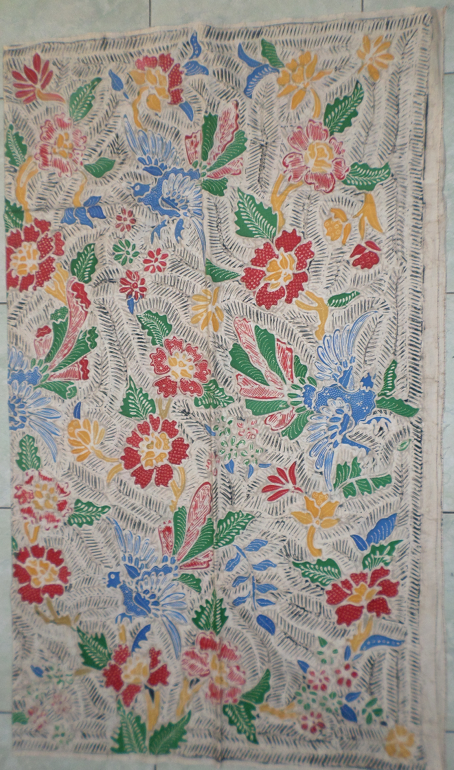 KAIN BATIK TULIS MOTIF KEMBANG MODERN - JUAL KAIN BATIK TULIS WARNA ...