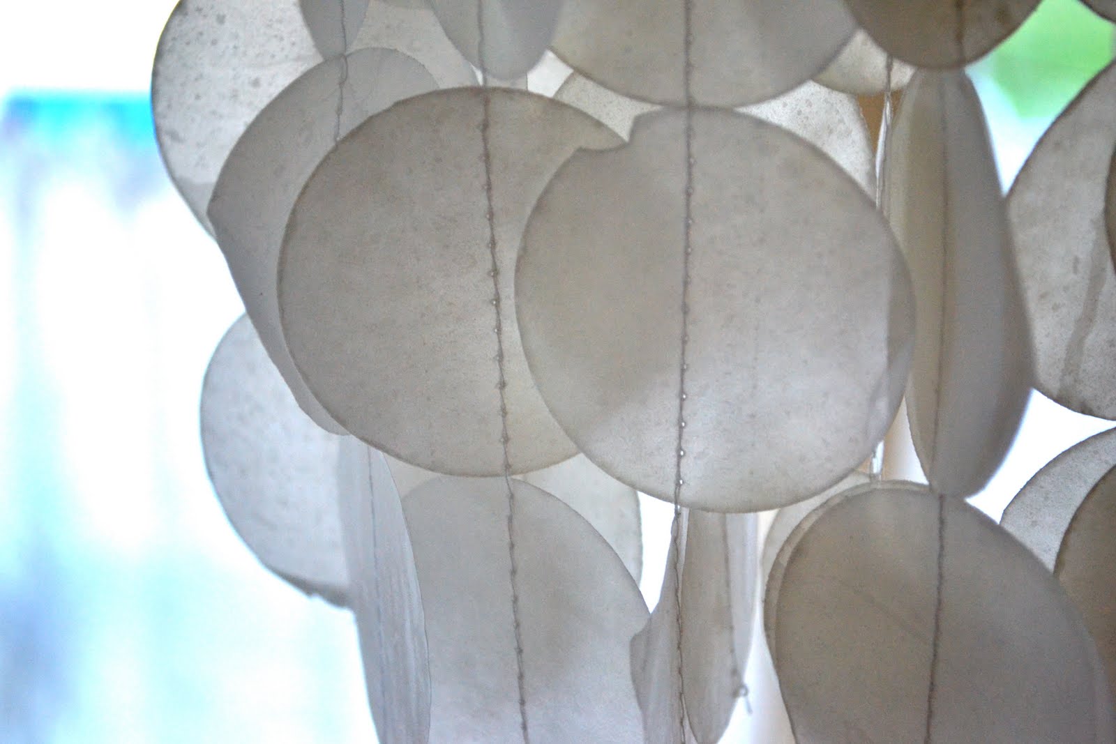 a home in the making: {create} capiz pendant, how-to