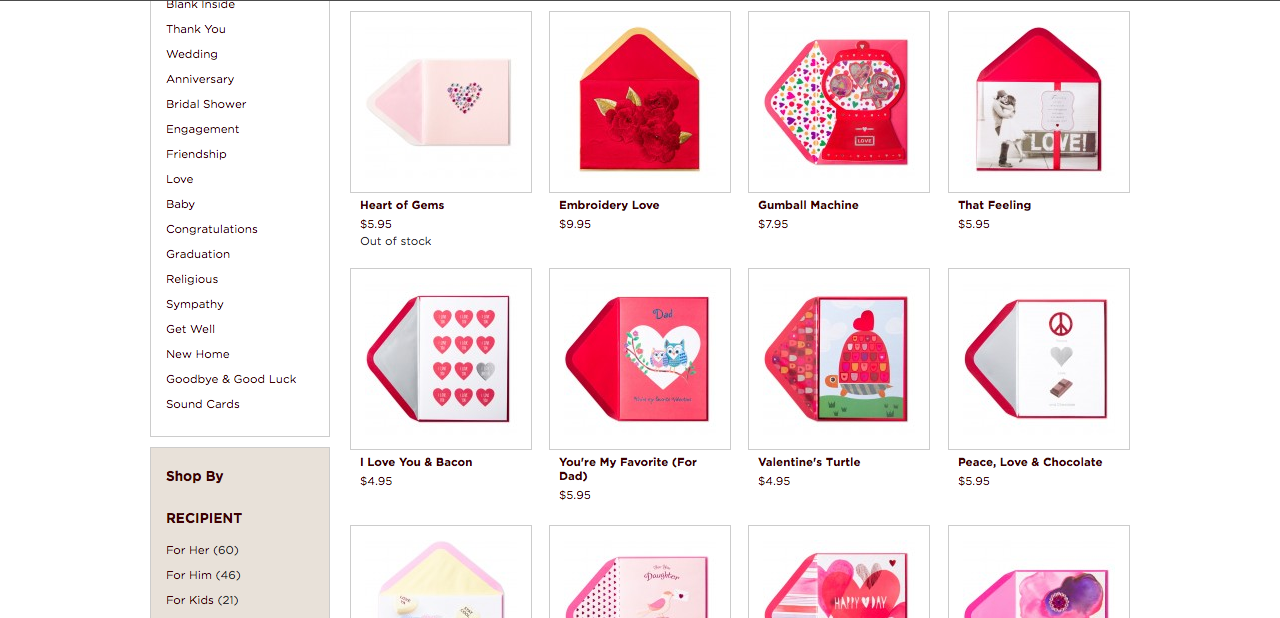 Design Context: Greeting Card Websites