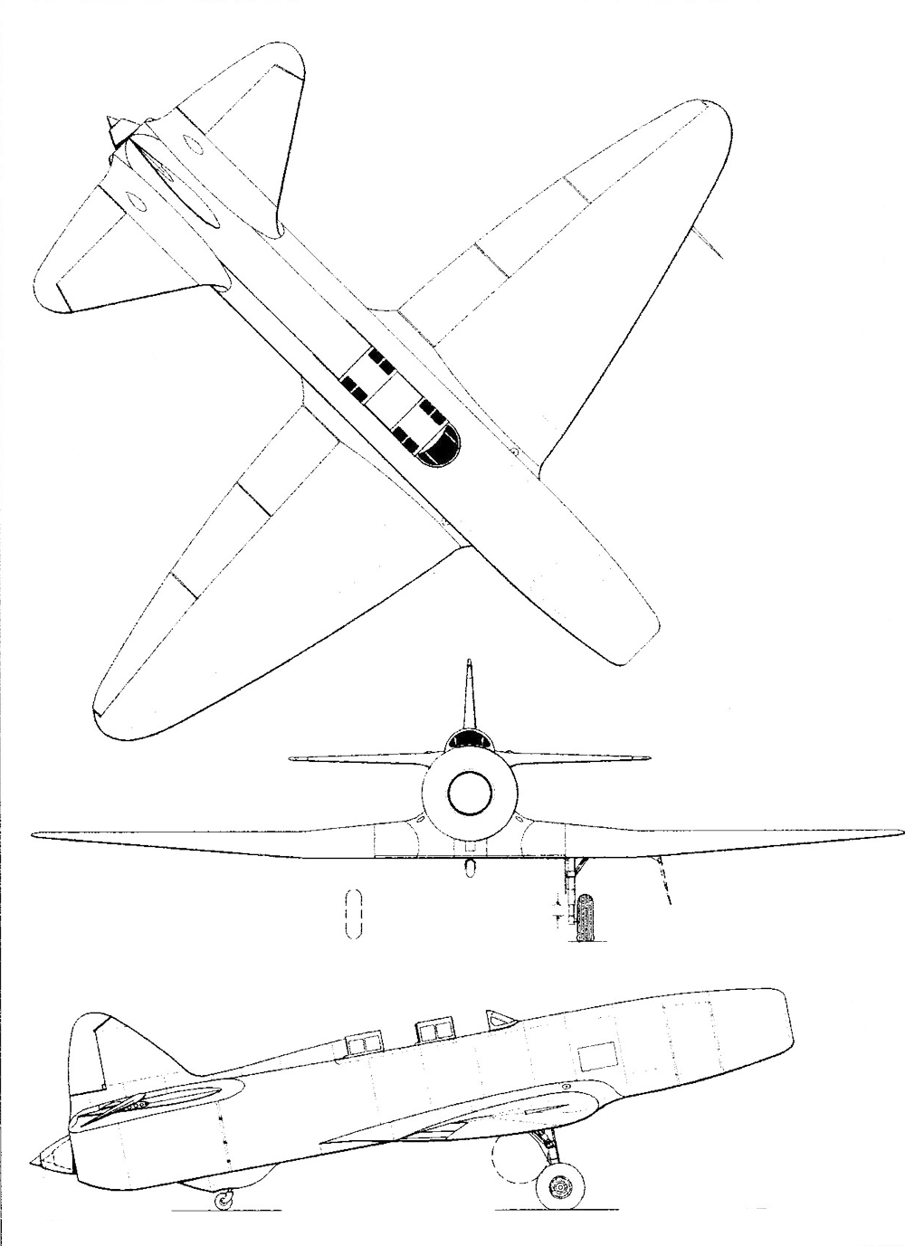 Italian Aircraft of WWII: Caproni-Campini N.1 (CC.1 & CC.2)
