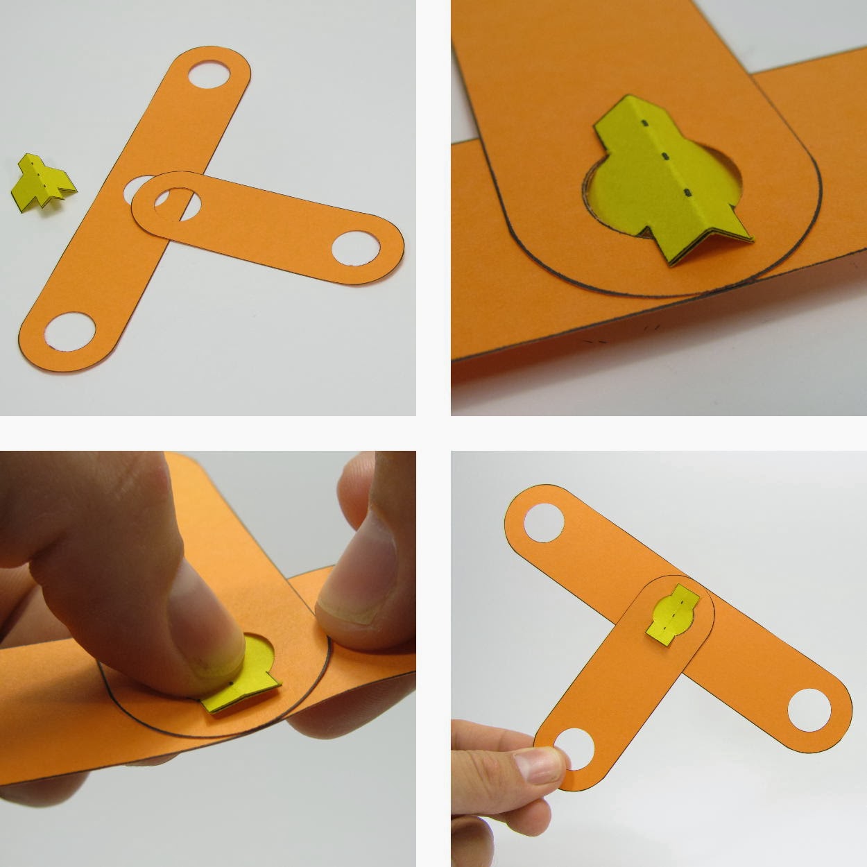 Paper Poseables: Poplocks Free Forms