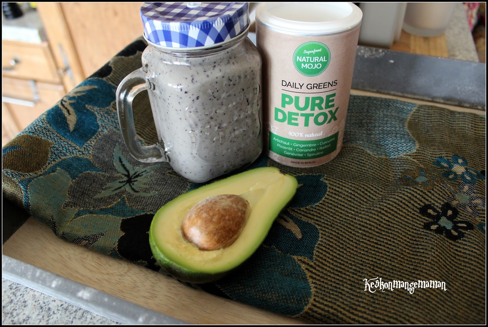 Keskonmangemaman?: smoothie pure detox de Natural Mojo , banane ...