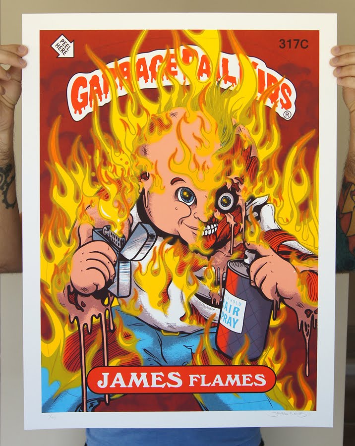 INSIDE THE ROCK POSTER FRAME BLOG: Three new James Flames posters on ...