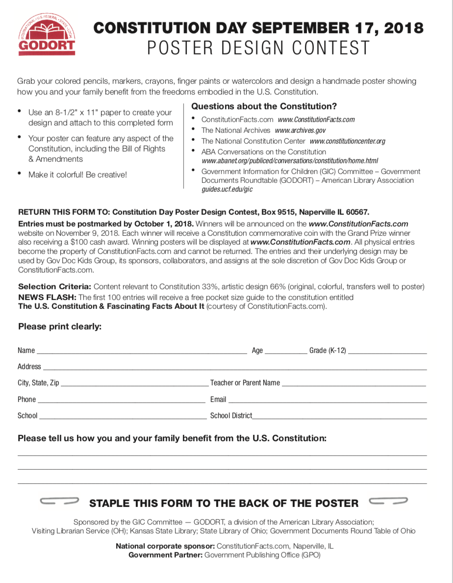WHM E Newsletter: Poster Contest Registration