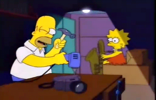 Gif de homero cocinando - Imagui