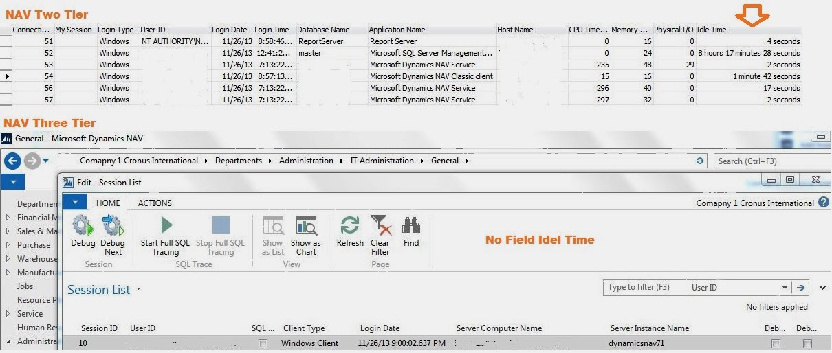 NAV Three Tier - Auto Kill Idle Session.. NAV Three Tier - Auto Kill Idle Session..