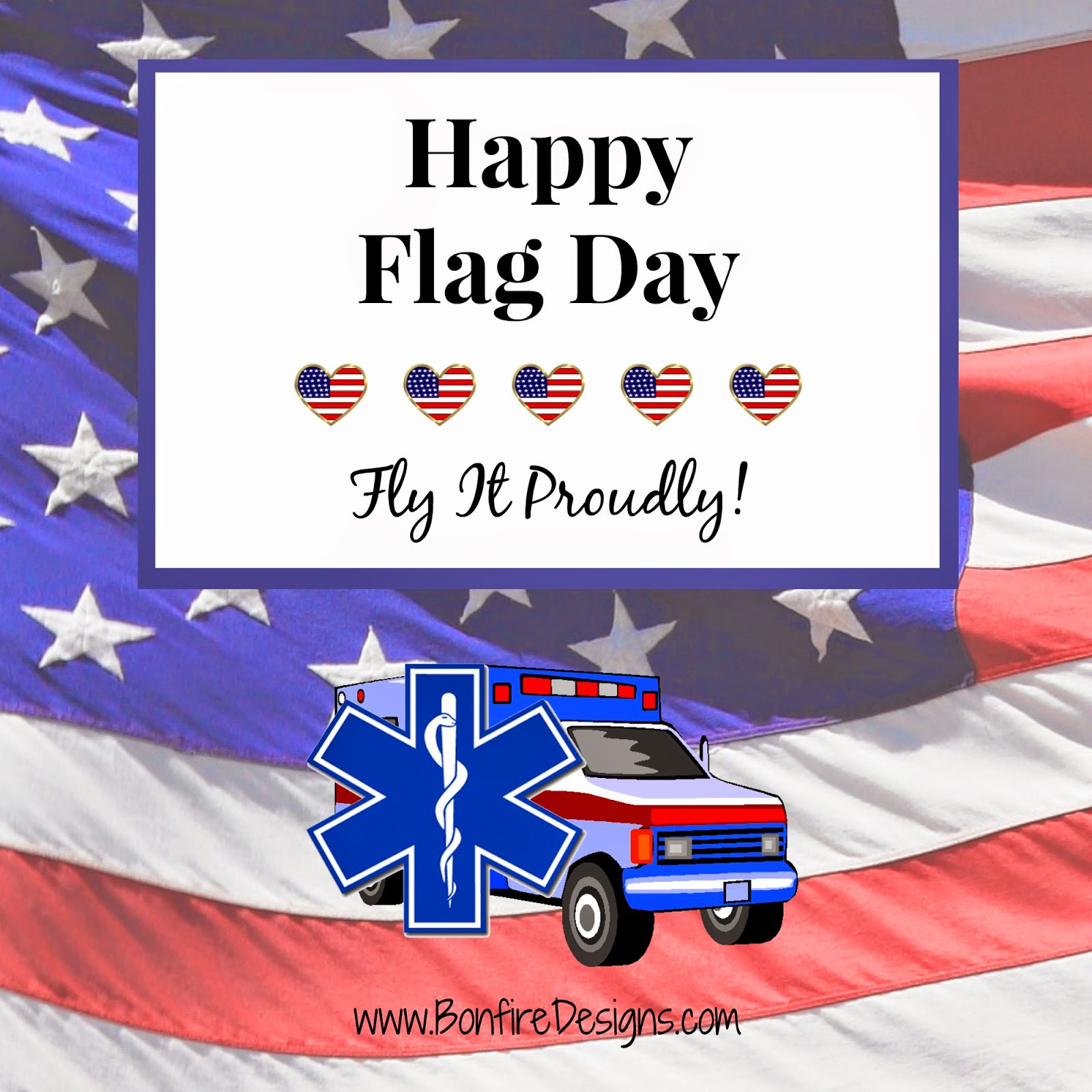 EMT and Paramedic Gifts: EMS EMT and Paramedic Patriotic Flag Day
