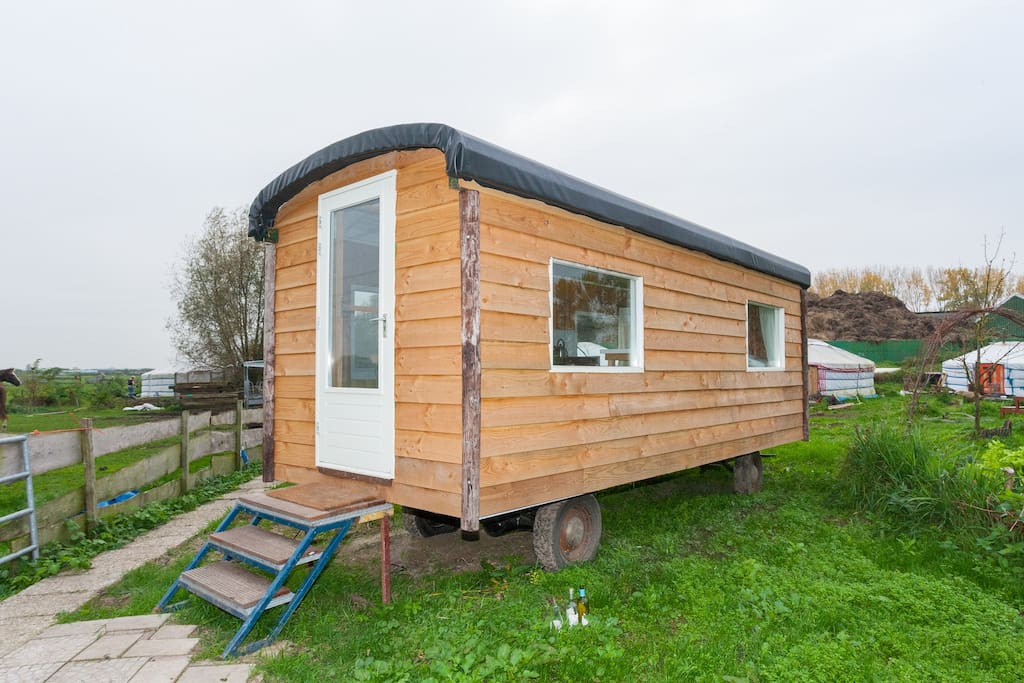 Dutch Caravan-Style Tiny Home [ TINY HOUSE TOWN ]