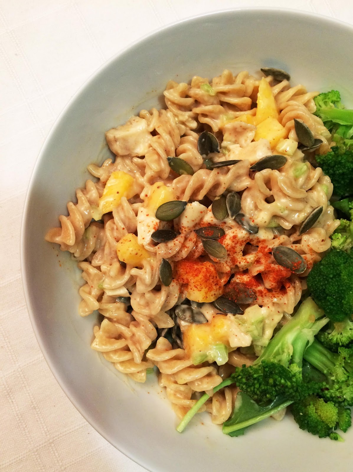 Recipe: Mango Chicken Pasta Salad