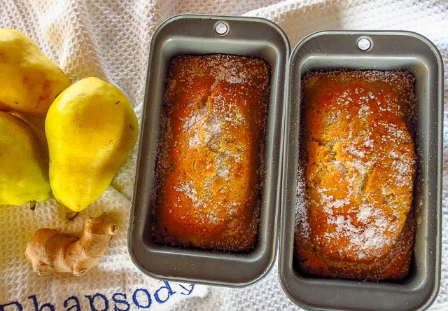 OnTheMove-In the Galley: Sourdough Ginger Pear Quick Bread