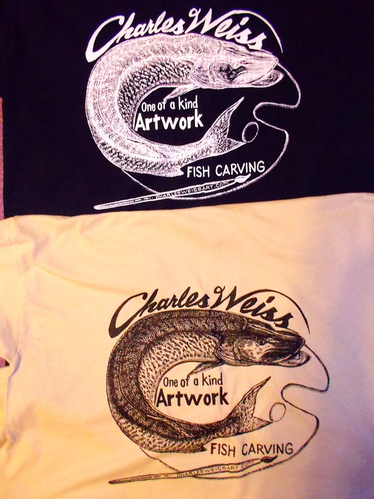 CHARLES WEISS ART: Logo design as a T-shirt