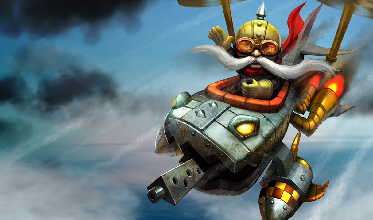 Nerfplz | League of Legends Corki Wallpapers (Chinese+American ...