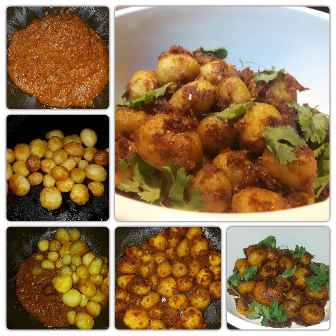 Avantika's Kitchen Delights: Dry Dum Aloo recipe
