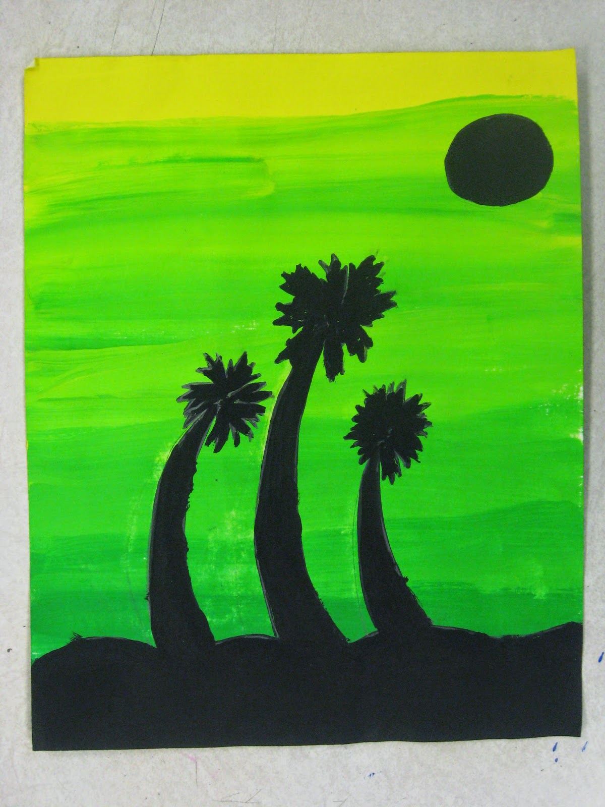 Miss Young's Art Room: 6th Grade Analogous Color Paintings