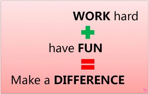 Gain Success Quotes: Work Hard Have Fun Quotes