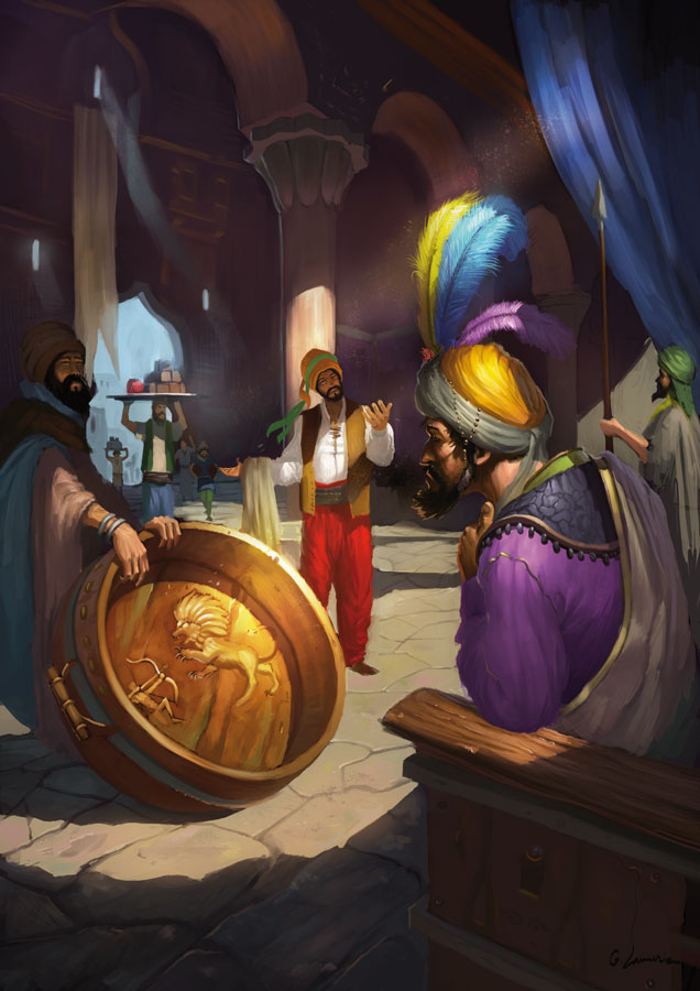 Illustrations /concept art: Les 7 Voyages de Sinbad le marin