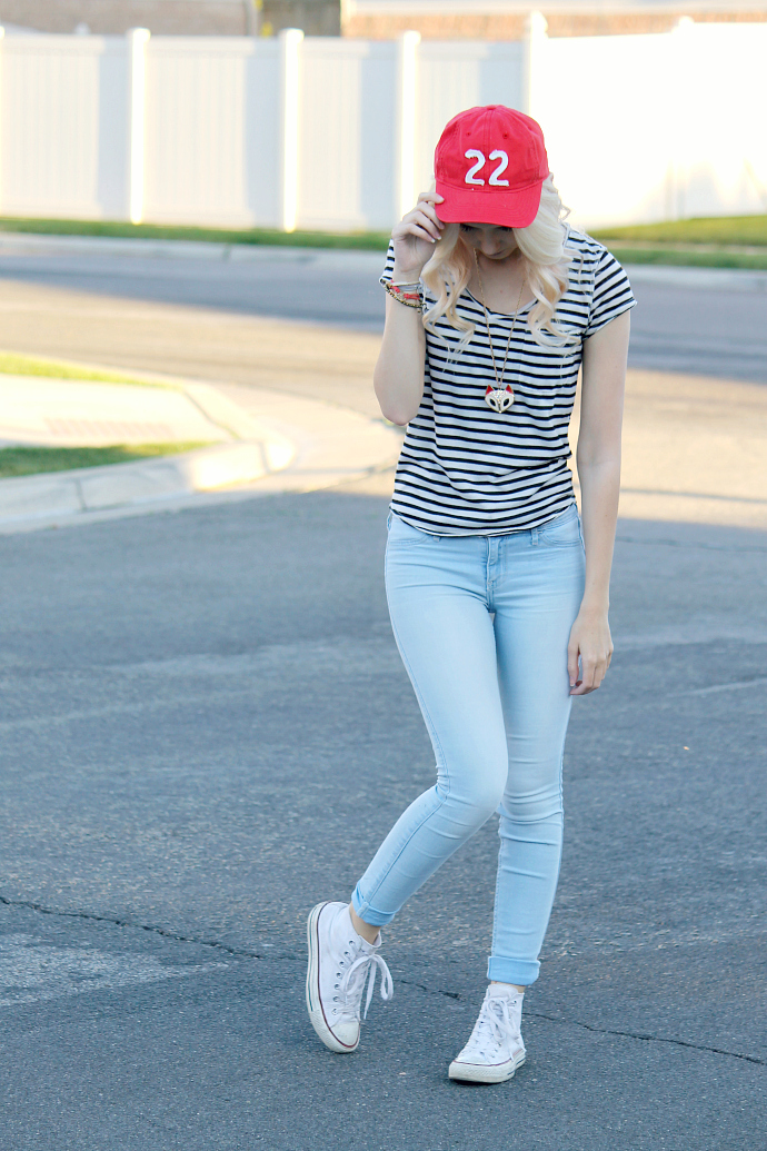 Kenzie Kaye: Red, White, & Black Stripes