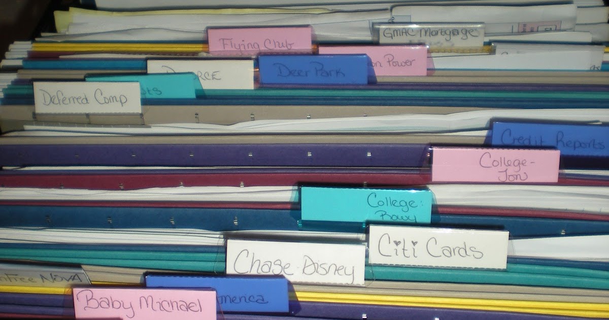 Born Free: Financial File Cabinet: Organized and Easy to Keep Up.