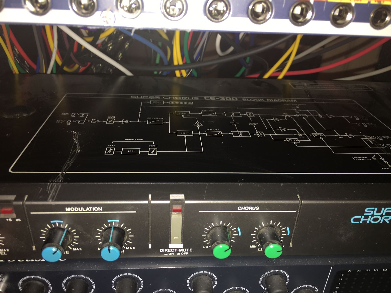 MATRIXSYNTH: Boss CE-300 Super Chorus rack unit W/ rack ears - same as ...