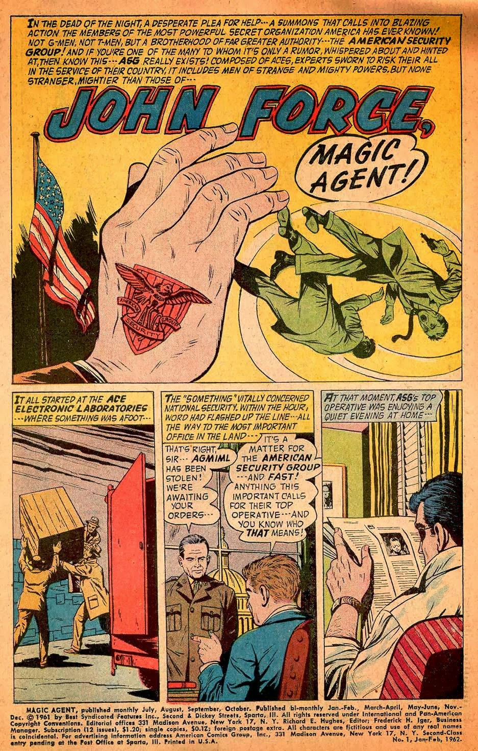 Ominous Octopus Omnibus: MAGIC AGENT #1