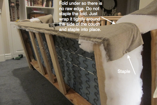 do it yourself divas: DIY Strip Fabric From a Couch and Reupholster It